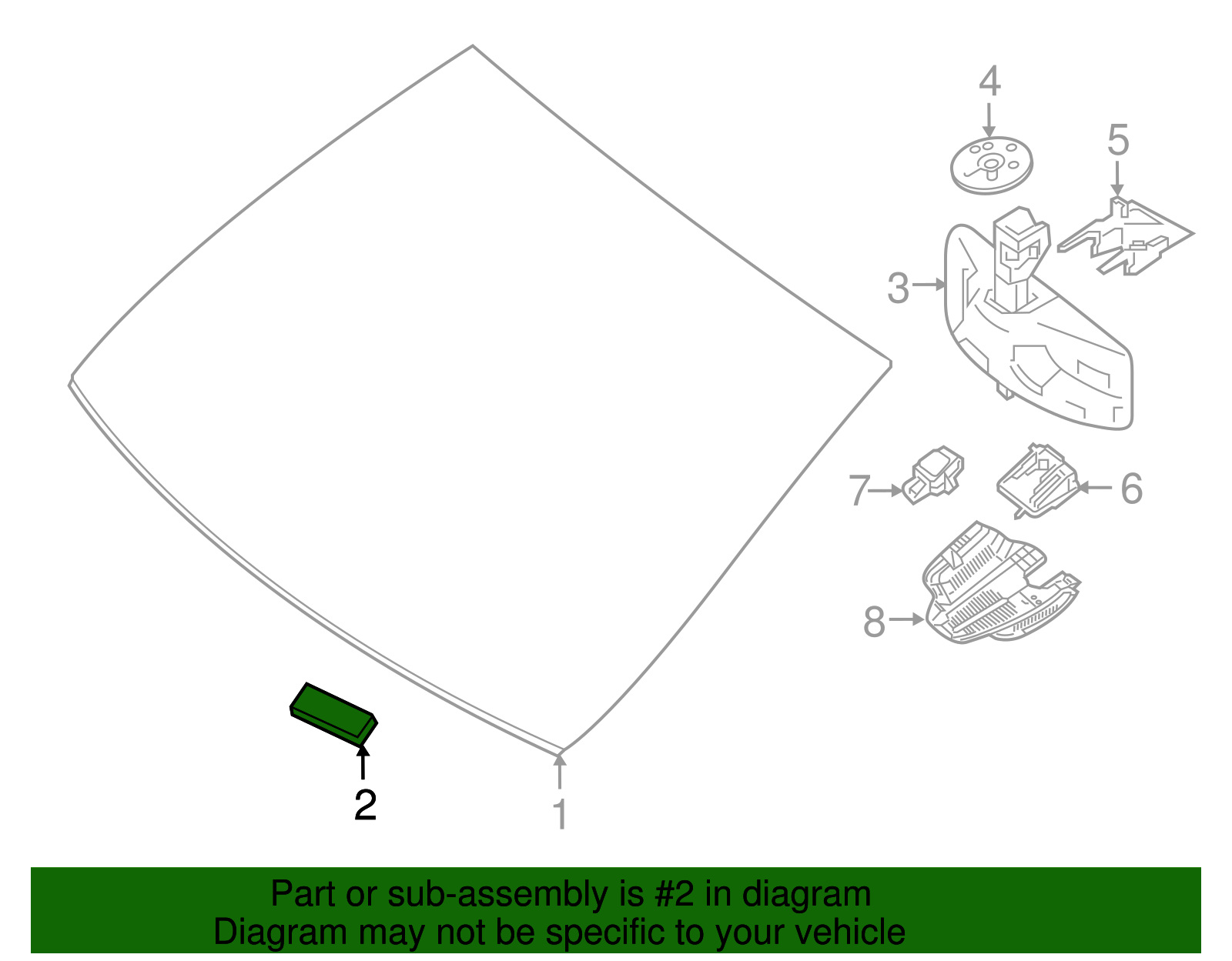 Genuine OEM Urethane Kit Seal | 000-987-48-66 | Fits Select 2017-2020 ...