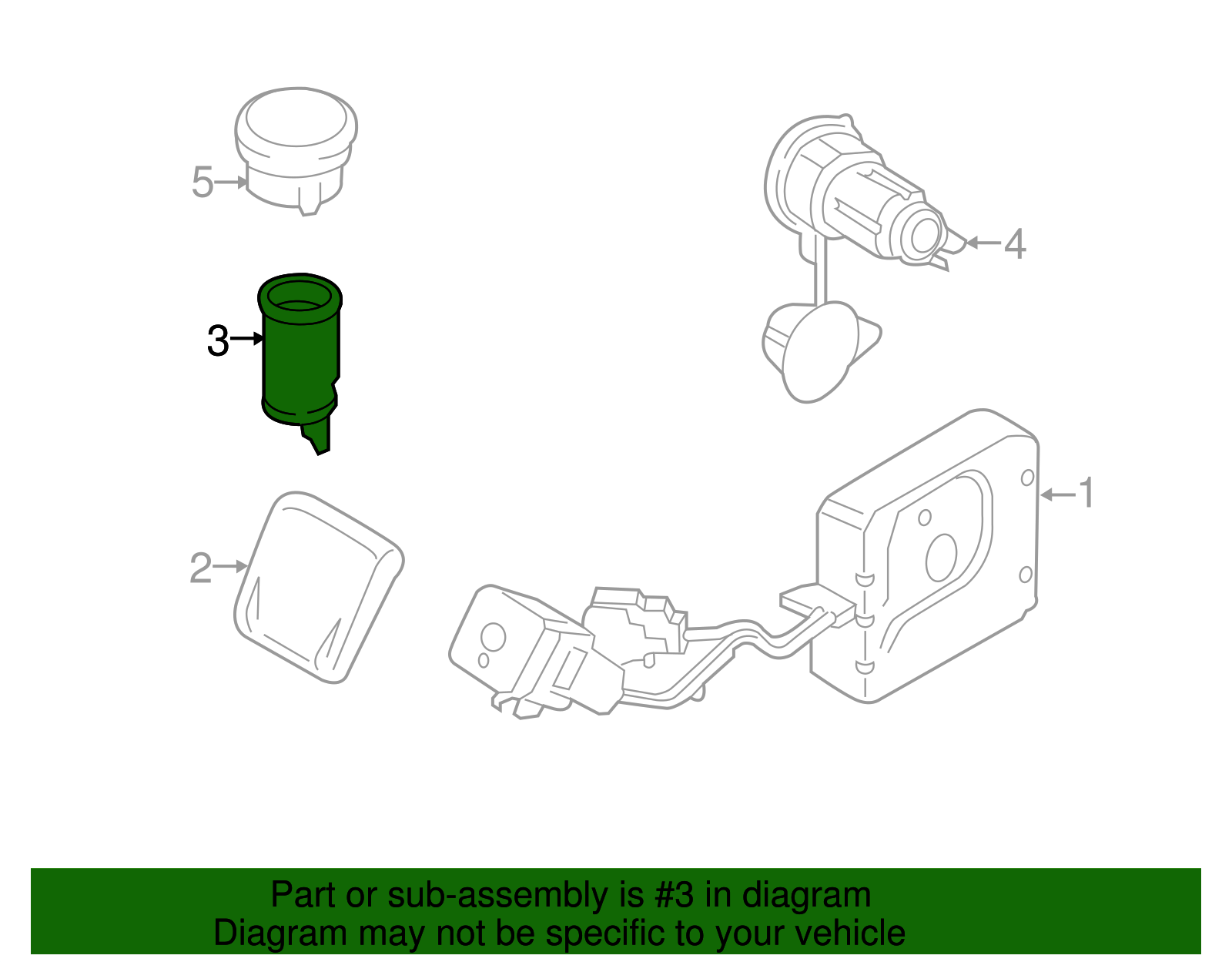 F1EZ-19N236-A - 12 Volt Accessory Power Outlet 2015-2025 Ford | Ford ...