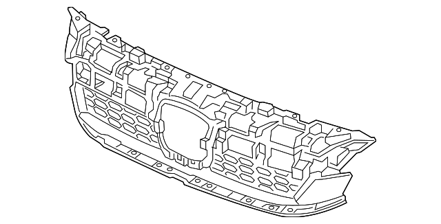 71121-TRW-A01 - Base, Front Grille - 2018-2021 Honda Clarity | Genuine ...