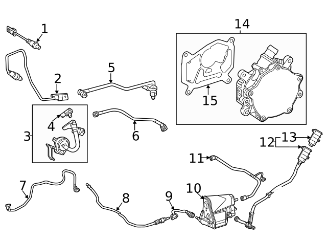 Vacuum Pump 264-180-00-00-64 | Mercedes-Benz Parts