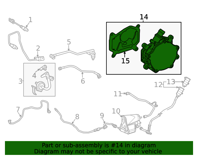 264-180-00-00-64 - Vacuum Pump 2019-2023 Mercedes-Benz | Mercedes-Benz ...