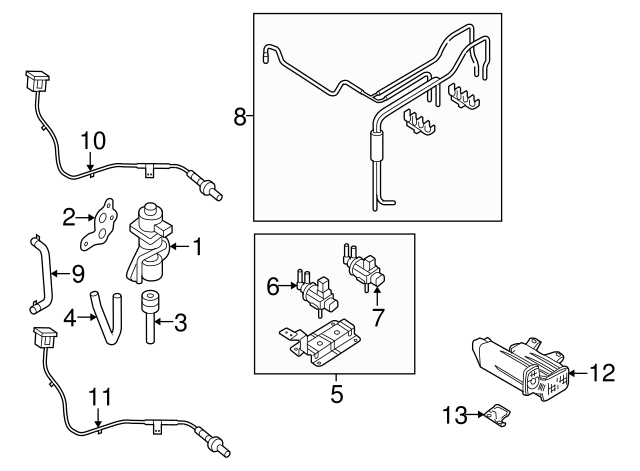 L540-18-8G1 - Oxygen Sensor - 2010 2011 Mazda 3 | Werner Mazda Parts