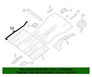 G48B1-3JAMA - Gusset 2013-2020 Nissan Pathfinder | Nissan Parts ...