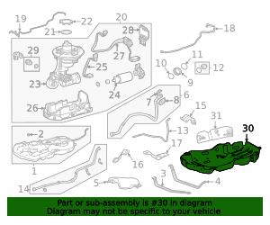 2020-2023 Toyota Highlander Fuel Tank Skid Plate 77606-0E060 | Toyota Parts