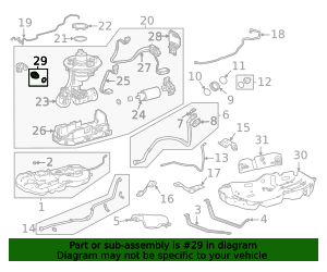 2018-2022 Toyota Pressure Reg 23070-25020 | Toyota Parts Center