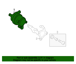 2011-2017 Volkswagen Touareg Engine Auxiliary Water Pump 059-121-012-B ...