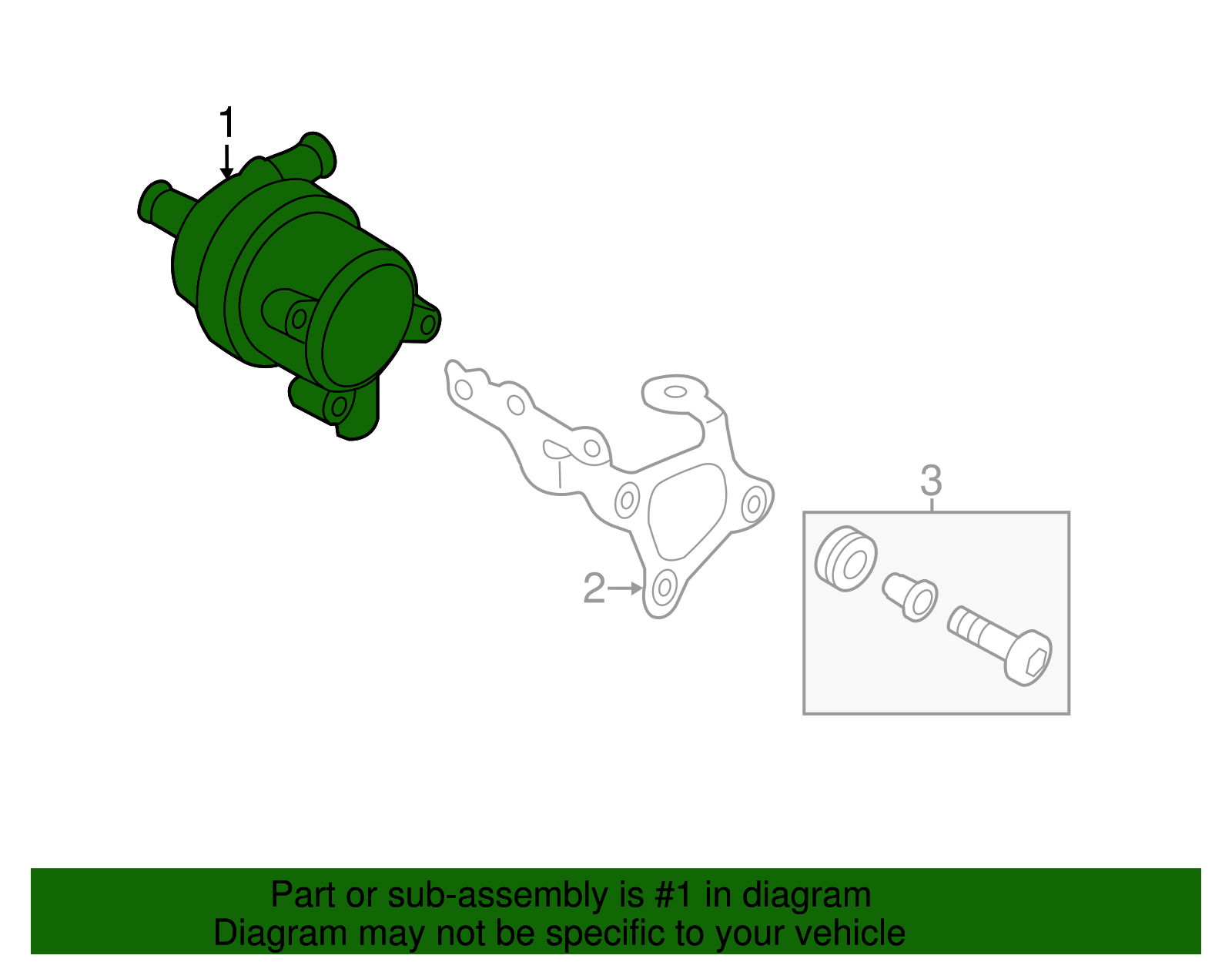 2011-2017 Volkswagen Touareg Auxiliary Pump 059-121-012-B | vwpartscenter