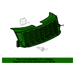 2011-2013 Jeep Grand Cherokee Grille 55079377AE | TascaParts.com
