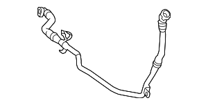222-501-80-84 - Upper Hose 2015-2020 Mercedes-Benz | Mercedes-Benz USA ...