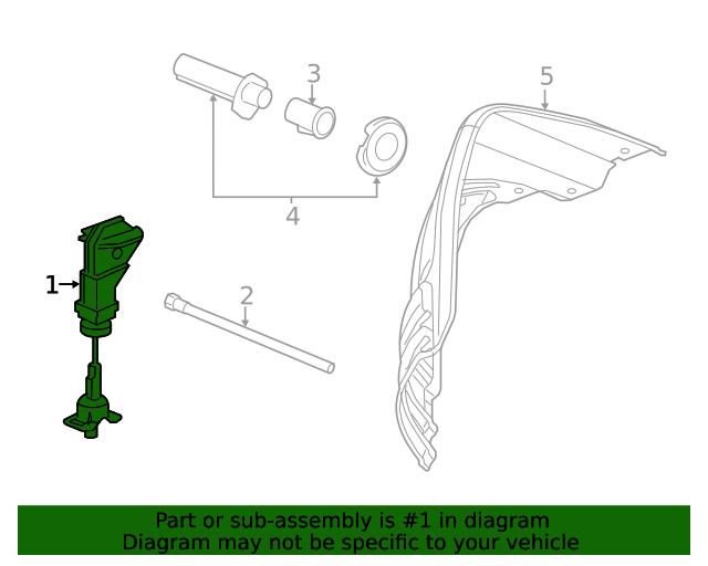 2022-2024 GM Spare Tire Hoist 84974694 | TascaParts.com