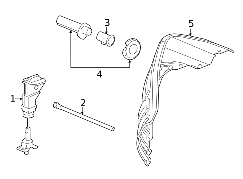 Spare Tire Carrier for 2025 GMC Sierra 1500 | GMPartsDirect.com