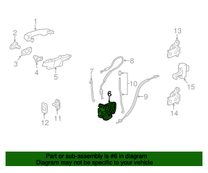 Latch 13533615 | TascaParts.com