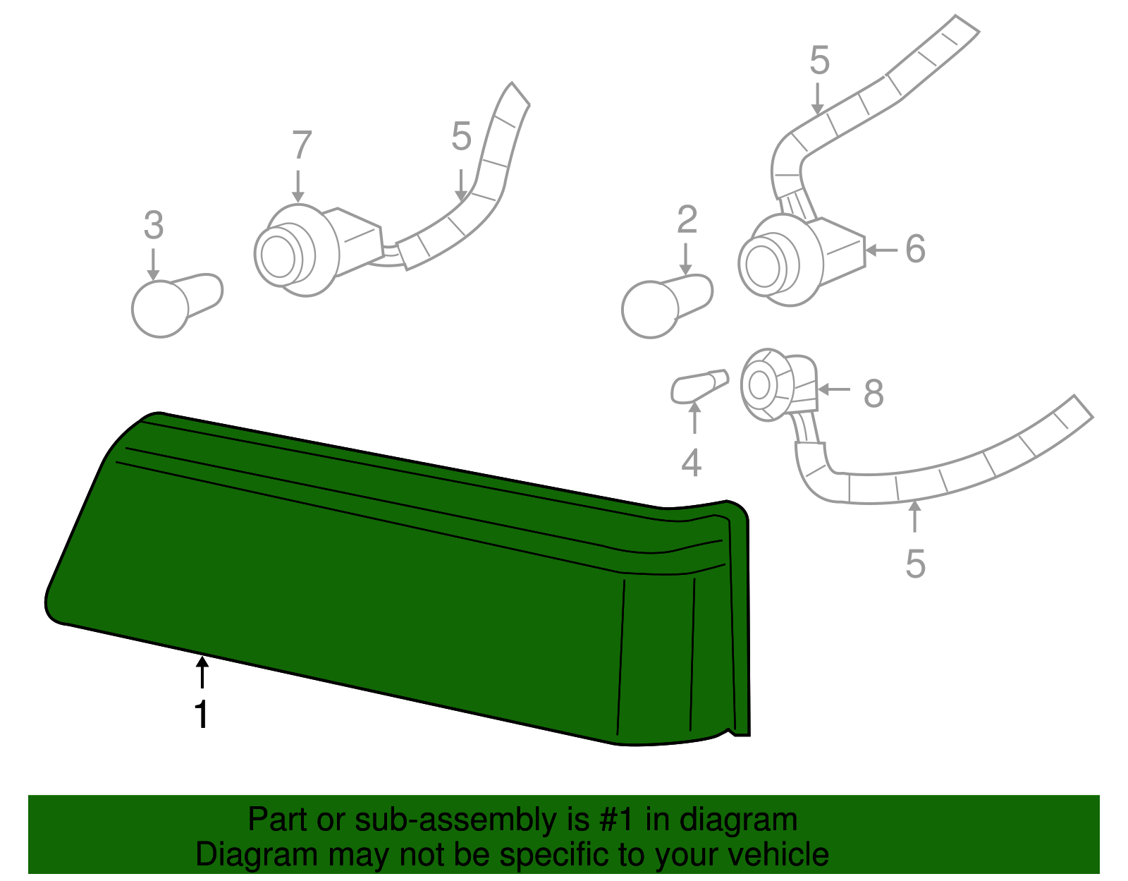 2003-2007 Chevrolet Passenger Side Daytime Running, Parking, and Turn ...