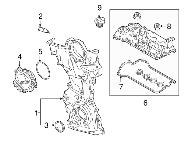 2016-2024 Mazda Gasket PY8W-10-235 | OEM Parts Online