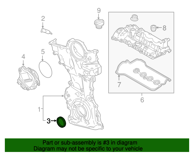 2016-2024 Mazda Rear Main Seal SH01-11-312 | OEM Parts Online