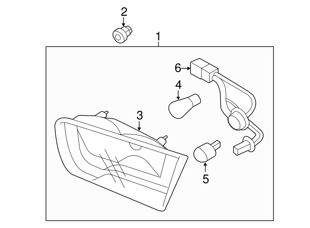 92404-1M300 - Tail Lamp Assembly 2010-2013 Kia Forte Koup | Kia.Parts Store