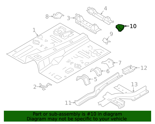 41-00-8-493-497 - Rocker Panel Bracket - 2019-2023 BMW | Buy BMW Parts Now