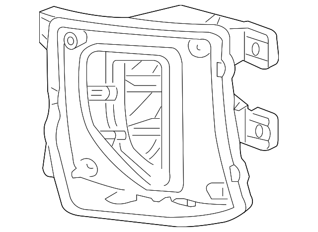 2016-2019 Chevrolet Passenger Side Front Fog Lamp 84000614 GM ...