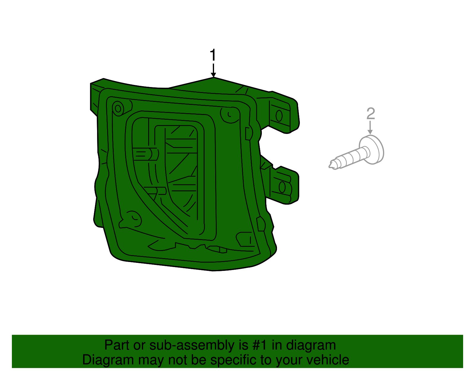 2016-2019 Chevrolet Front Driver Side Fog Lamp 84000613 GM ...