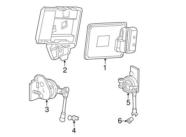 2015-2019 Chevrolet Corvette Active Suspension Control Module Bracket ...