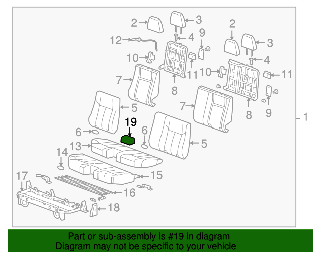 2004-2012 GM Very Dark Pewter Cup Holder 89039575 GM | GMPartsDirect.com