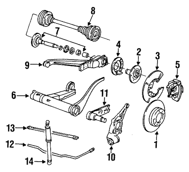 1987-1995 Porsche Hub & Bearing Assembly 944-331-067-01 | Sunset ...
