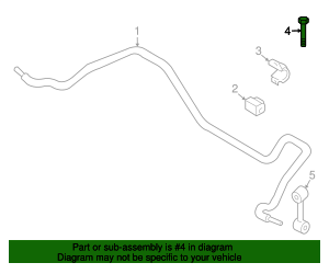 Genuine BMW 07-11-9-902-900 | Suspension Stabilizer Bar Bracket Bolt ...
