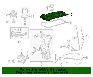 2013-2021 Lexus Valve Cover 11201-36020 | OEM Parts Online