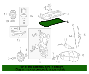 2013-2021 Lexus Valve Cover Gasket 11213-36020 | OEM Parts Online