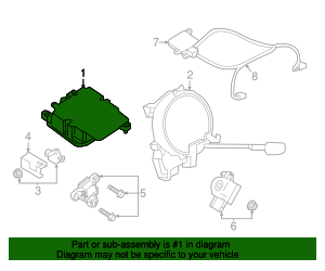K8820-6MM0A - Sdm Module 2019-2021 Nissan Rogue Sport | Nissan Parts ...