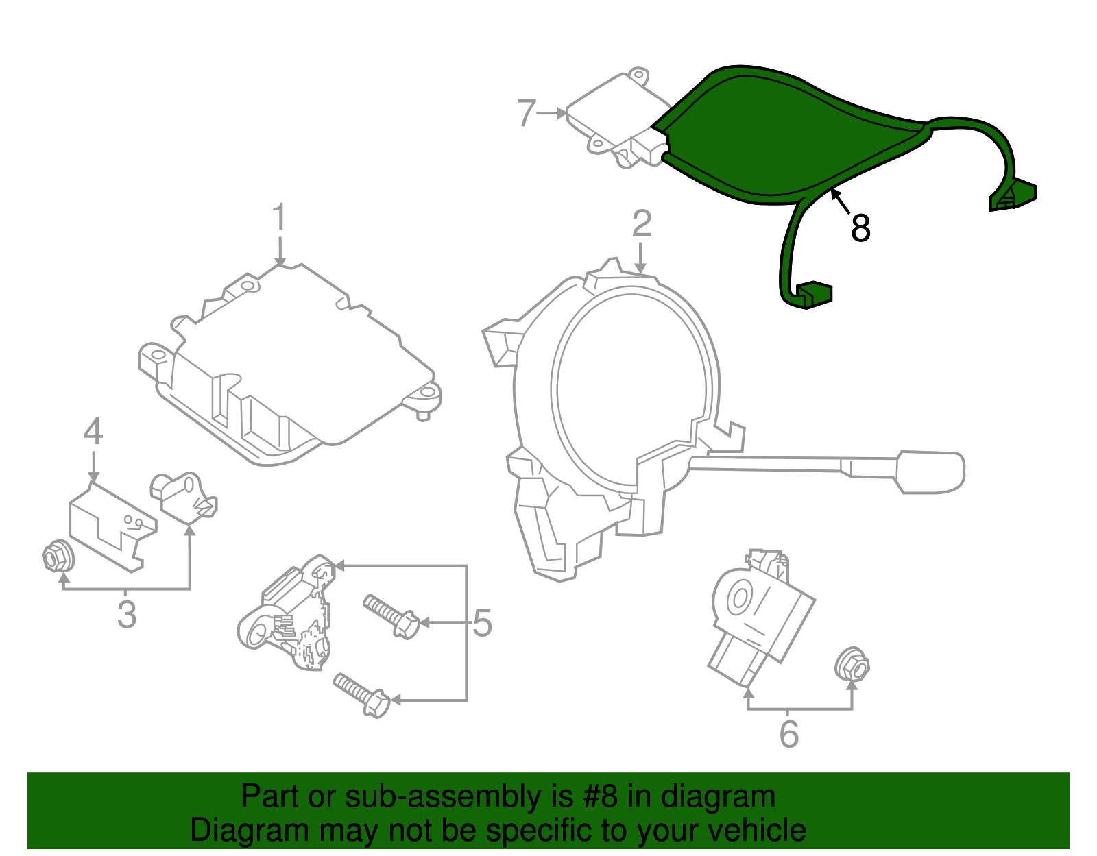 2019-2023 Nissan Wire Harness 98854-7FW0A | Team Nissan Inc.