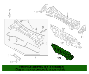 84124-D9050 - Engine Compartment Insulation 2017-2022 Kia Sportage ...
