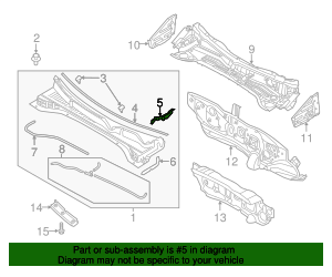 86154-D9000 - Side Cover 2017-2022 Kia Sportage | Kia.Parts Store