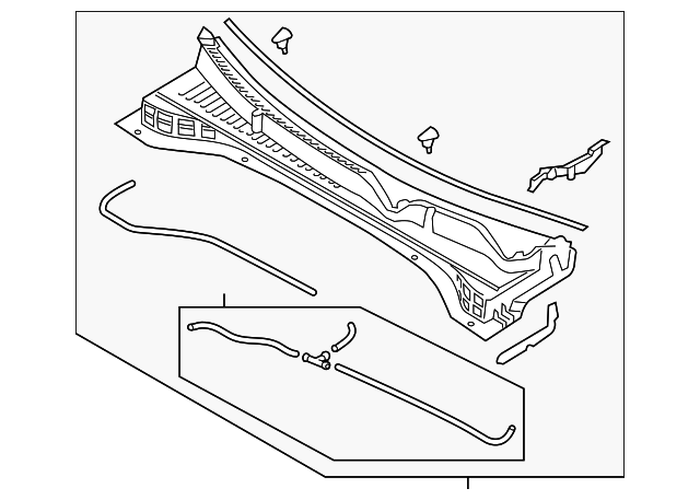 2017-2022 Kia Sportage OEM NEW 2017-2020 Kia Sportage SX Turbo Cowl Top ...