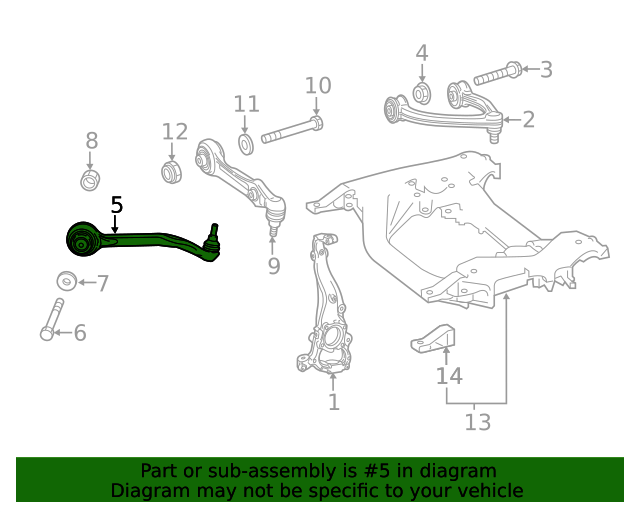 217-330-49-00 - Suspension Control Arm 2017-2021 Mercedes-Benz ...