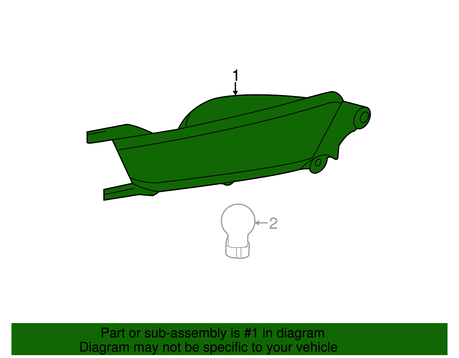 Genuine Fog Lamp Assembly for 2012-2019 Land Rover Range Rover Evoque ...