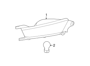 Genuine Fog Lamp Assembly for 2012-2019 Land Rover Range Rover Evoque ...