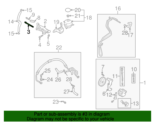 0K30B-32761B - Mount Bracket Bolt 2001-2005 Kia Rio | Kia.Parts Store