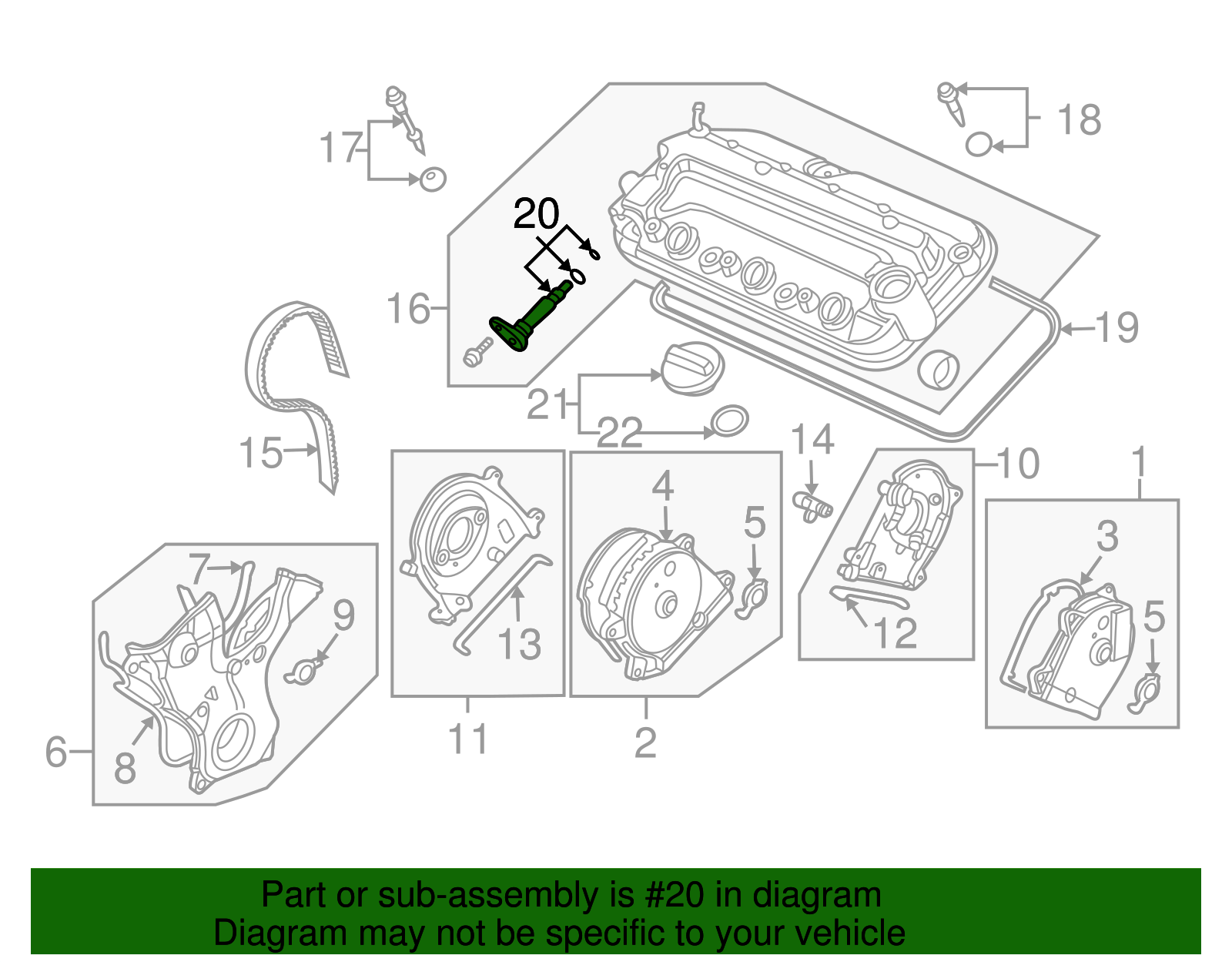 2007-2014 Acura PCV Valve 17130-RYE-A01 | OEMAcuraPart