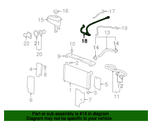 2007-2014 GM 2007-2014 Chevrolet Tahoe Suburban Radiator Outlet ...
