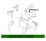2007-2014 GM Radiator Vent Inlet Hose 22827734 | GMPartsDirect.com