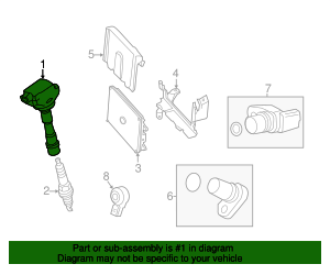 30520-RB0-S01 - Coil Assembly Plug Top - 2009-2016 Honda | Honda ...