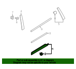 2016-2020 Volvo XC90 Side Molding 39843034 | TascaParts.com