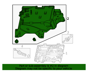 2020-2022 GMC Engine Control Module Bracket 85116412 | OEM Parts Online