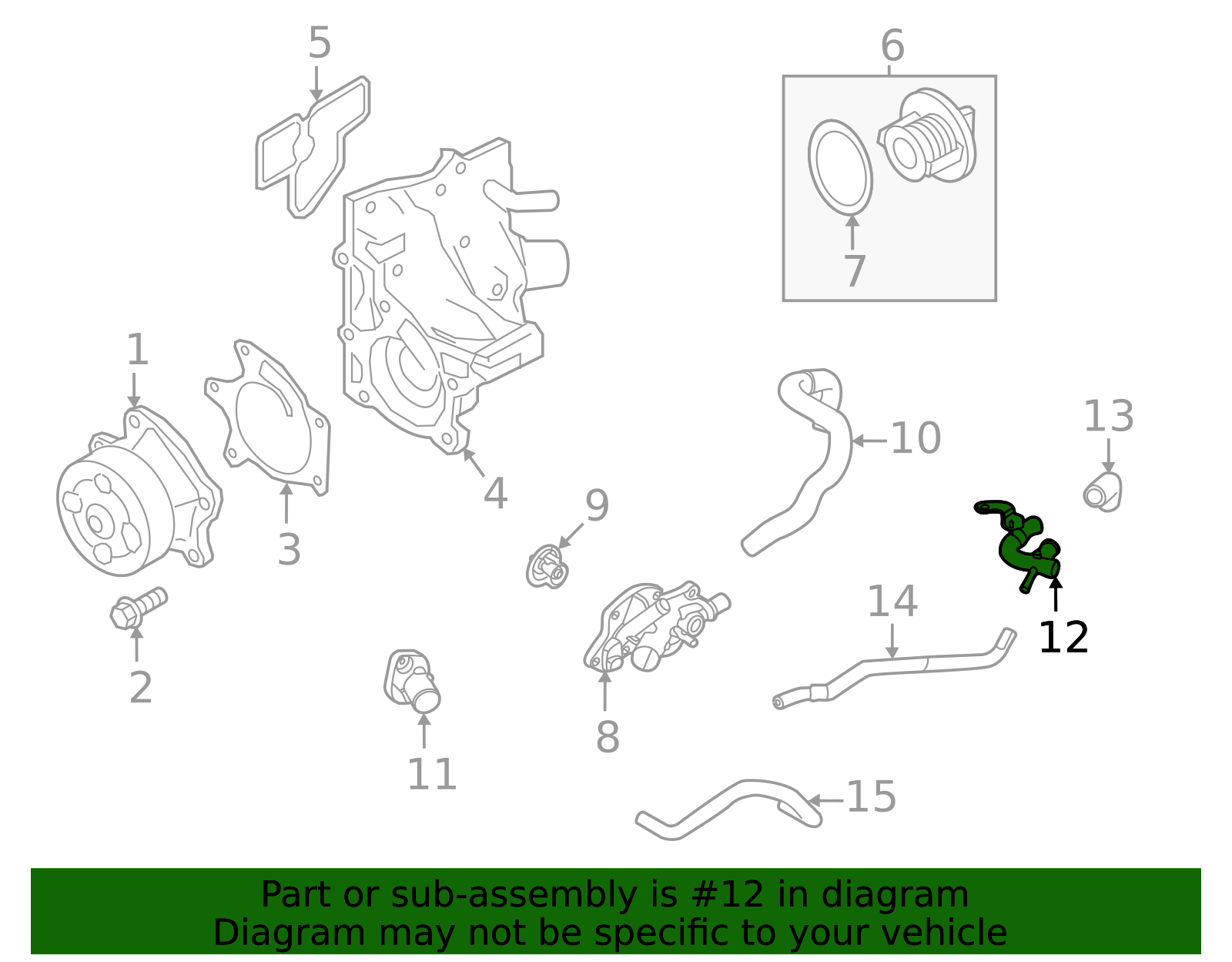 2020-2025 Nissan Sentra Water Feed Tube 14053-6LB0A | Nissan Parts Plus