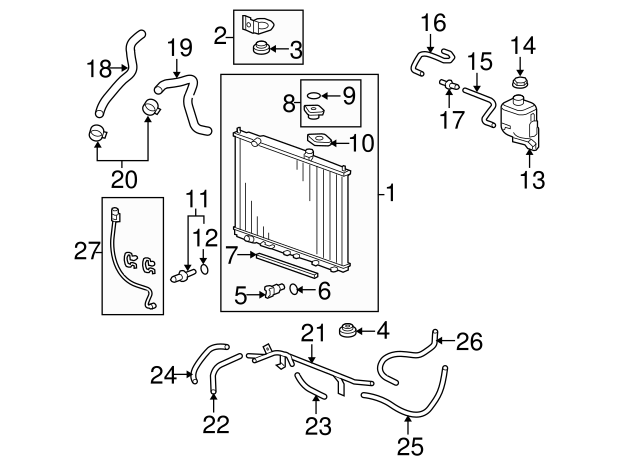 Buy A 2009-2015 Honda Radiator (Denso) 19010-RN0-A52 | Honda Acura ...