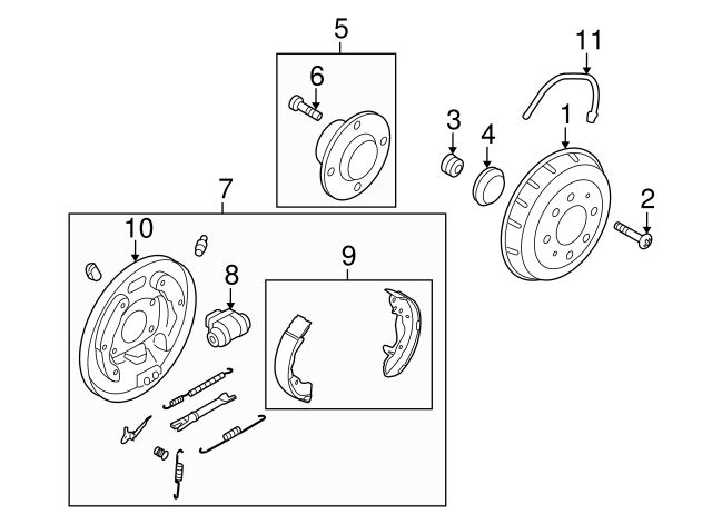 58310-2F100 - Brake Assembly 2004-2009 Kia | Kia.Parts Store