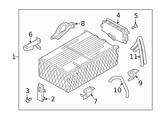 2022 Porsche Cayenne Relay Plate PAB-915-254-E | Sunset Porsche Parts
