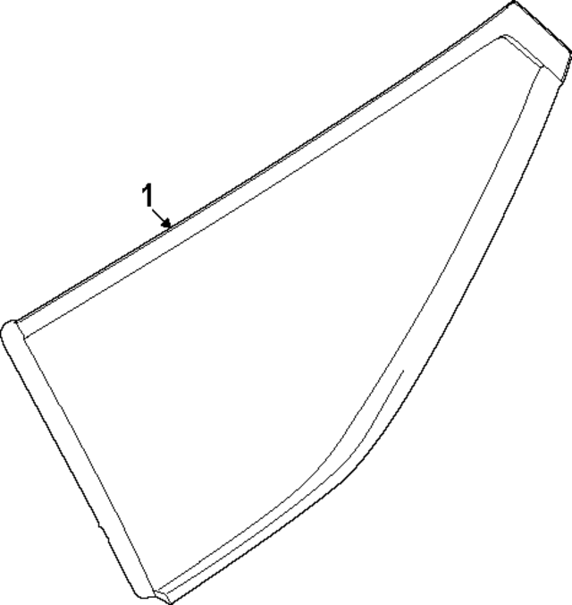 87820-DO500 - Quarter Glass 2024 Kia EV9 | Kia.Parts Store