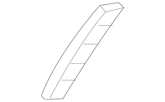 Genuine Toyota Extension part# 52166-06030 for 2018-2024 Toyota Camry ...